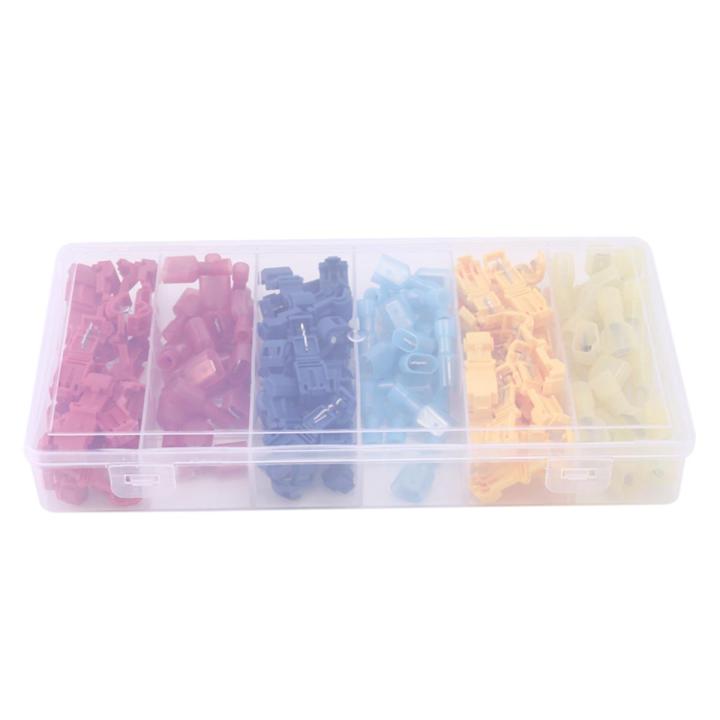 【All Of Me】120 Quick Splice Wire Terminals T-Tap Self-Stripping With ...