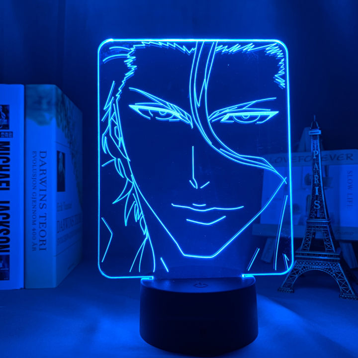 3d Lamp Anime Bleach Sosuke Aizen For Bedroom Decoration Nightlight ...