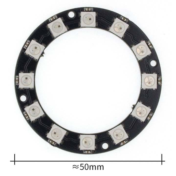 【beauty code】WS2812 module 8 Bit/12 Bit/16 Bit/ 64 5050 RGB LED full ...