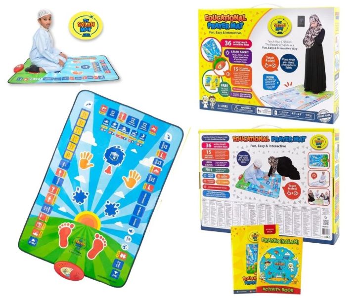 Educational Interactive Prayer Mat My Salah Mat for Kids - Smart ...