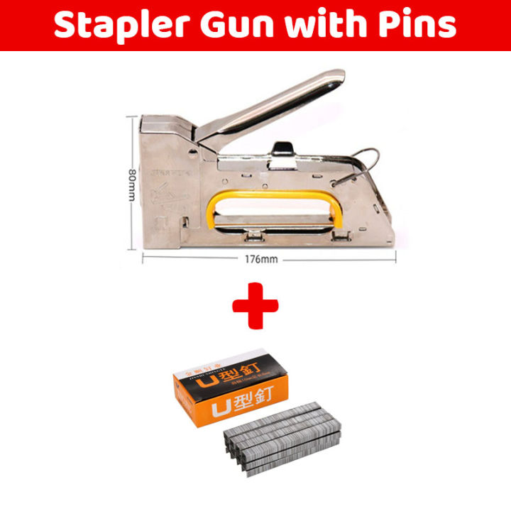 Universal Staple Gun Manual Nail Gun Heavy Duty Furniture Stapler for ...