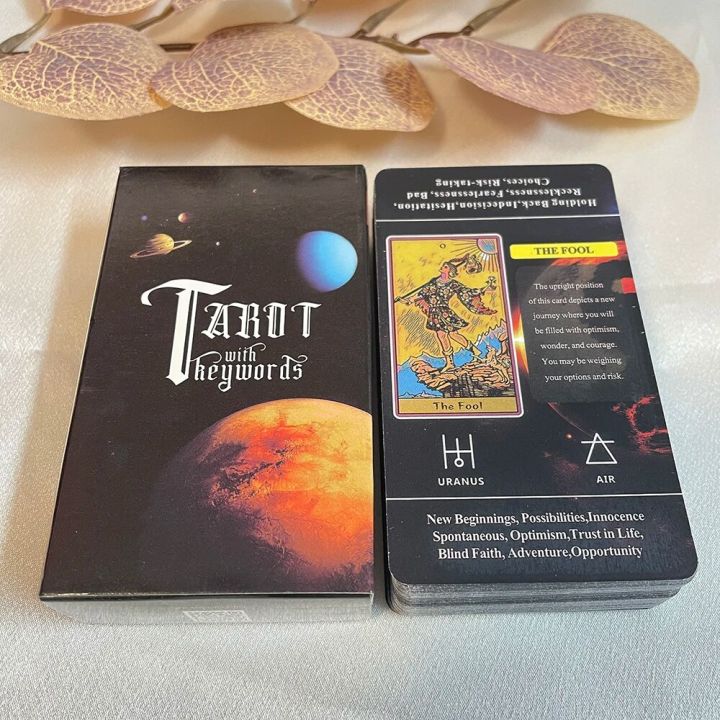 tois English Keywords Tarot Cards for Beginners Sturdy Deck Prophet ...