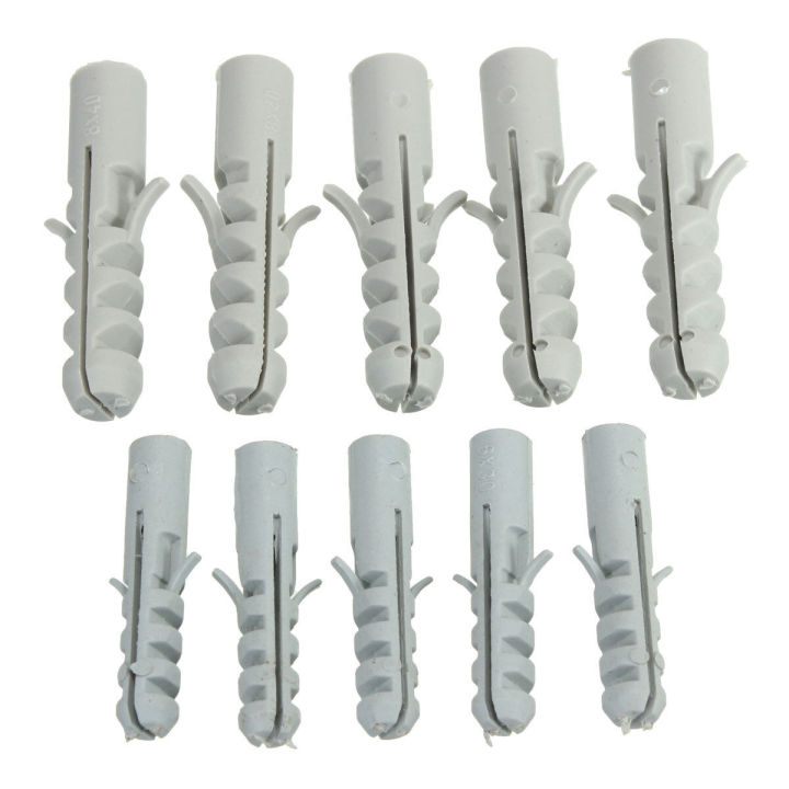 Wall Plugs Roll Plug 50 Pcs (Size: 5 – 12) Plastic Wall Plug Screw ...