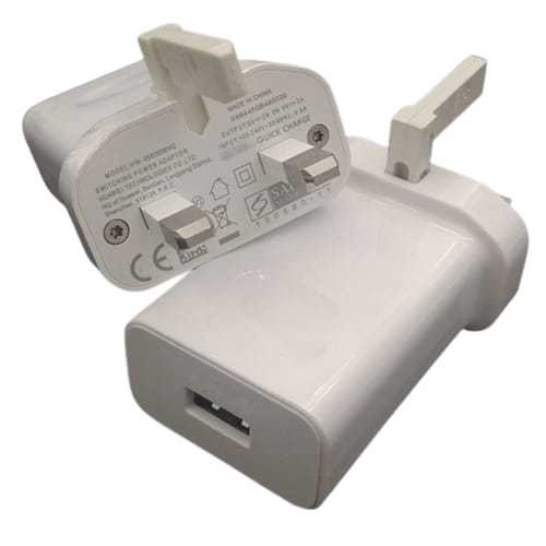 USB Mobile phone chagrin Adapter Mains Charger Switching 3 Pin Plug ...