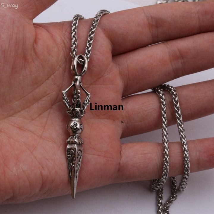 Linman S_way [ New ] Six Words Mantra Monster Subduing Club Necklace ...