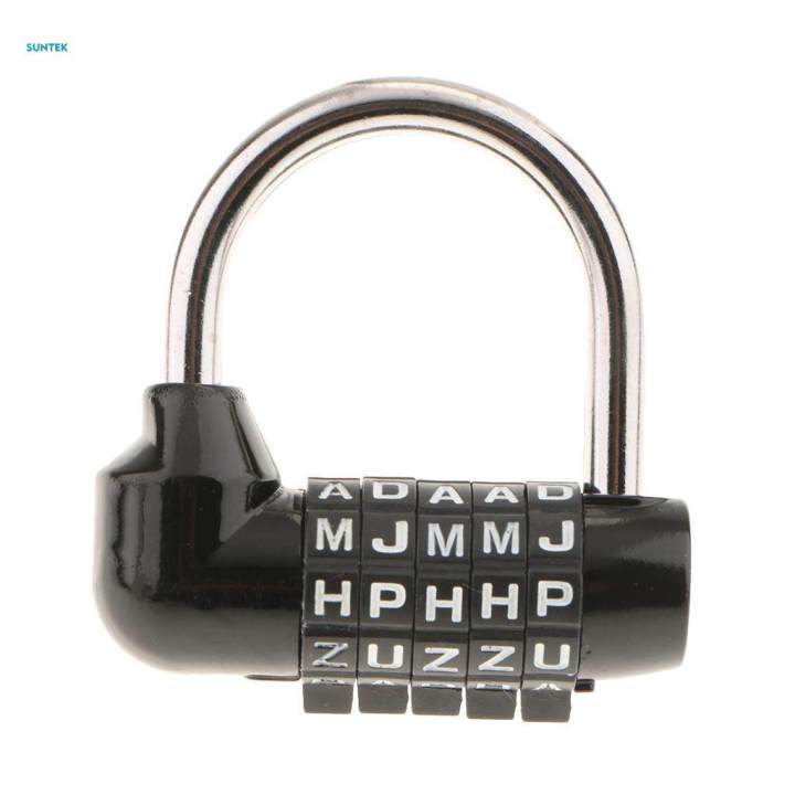 3X Case Combination Lock Padlock Black 5-digit resettable | Daraz.lk