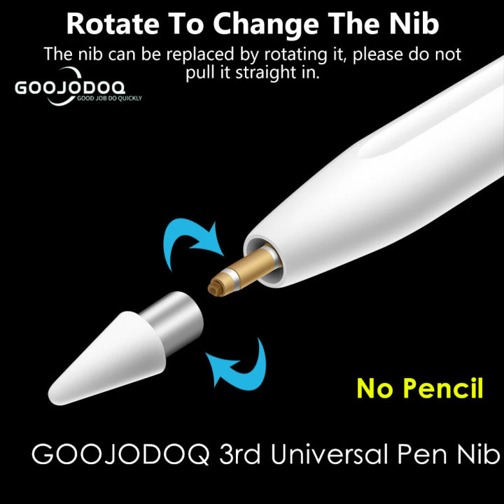 GOOJODOQ 3rd Gen Pencil 1/2pcs Nib Tib Replacement (No Pen) | Daraz.lk