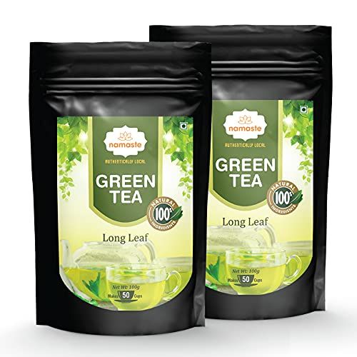 Namaste Chai - Green Tea | Long Leaf | 100g (Pack of 2), 100 Cups FROM ...