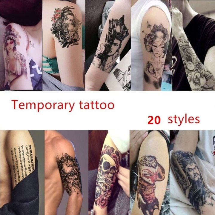 Tatto sticker waterproof 1 month tattoo waterproof tattoo sticker for ...