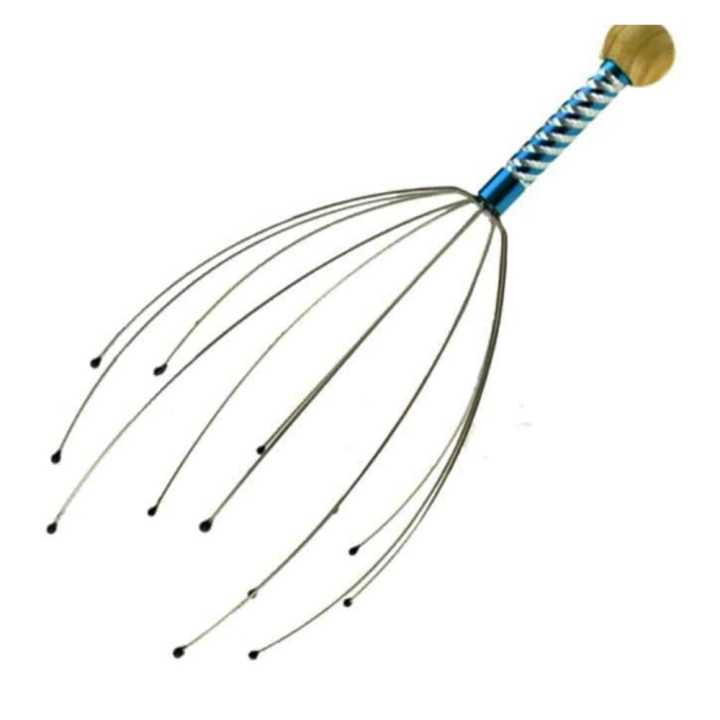 Head Massager Therapy Stainless Wire Hand Held Head Scalp Massager Darazlk