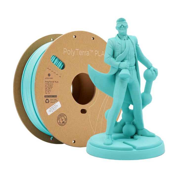 Polymaker Polyterra PLA Arctic Teal 1.75mm 1Kg 3D Printer Filament ...