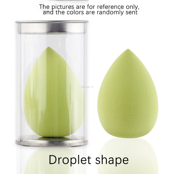 Asunygiro 1/2 pcs Cosmetic Puff Egg Women Make up Droplet Gourd ...