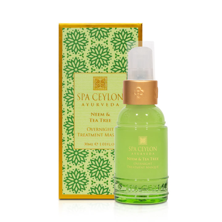 Spa Ceylon- Face Masque- Neem & Tea Tree - Overnight Treatment Masque ...