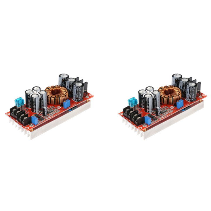 2X 1200W 20A DC Converter Boost Car Step-Up Power Supply Module ...