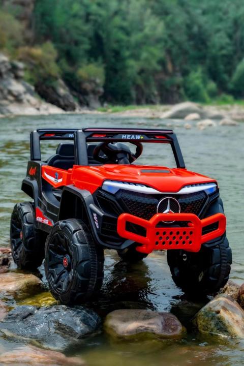 KIDS ELECTRIC RECHARGEABLE RIDE JEEP REMOTE CONTROLE 12 V, 3 MOTER , 1 ...