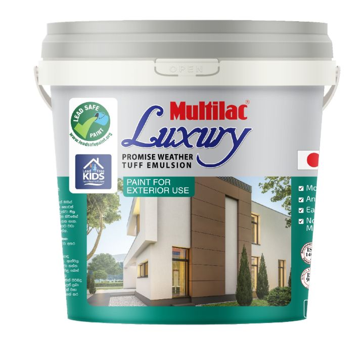 MULTILAC LUXURY PROMISE WEATHER TUFF EXTERIOR EMULSION | Daraz.lk