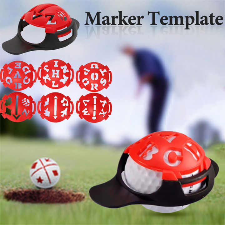 6-in-1 Golf Ball Line Liner Marker Template Drawing Alignment Marks ...