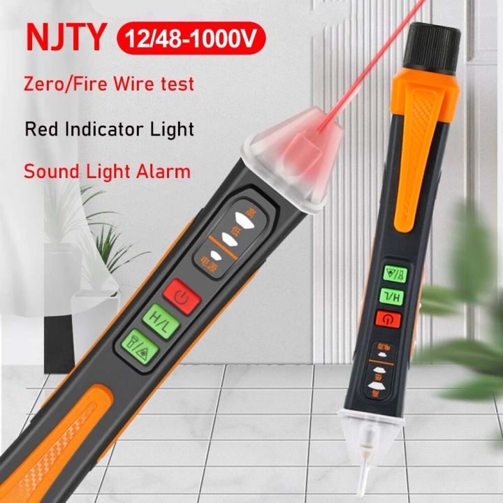 Voltage Detector Smart Non-Contact Voltage Tester Pen Meter 12-1000V ...