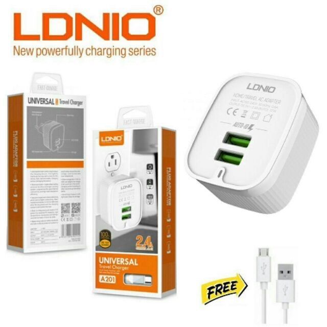Ldnio A201 Universal Travel Fast Charger | Daraz.lk