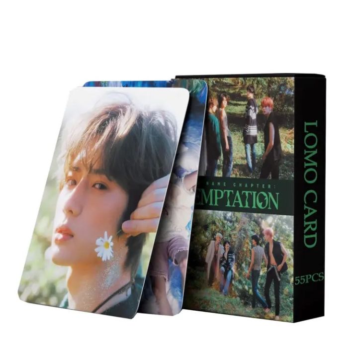 32Pcs/pack KPOP TXT TEMPTATION Album Photo Lomo Sticker Card Collection ...