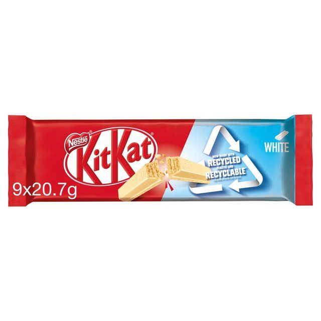Kit Kat 2 Finger Chocolate 9 Pack | New KitKat | White Chocolate ...
