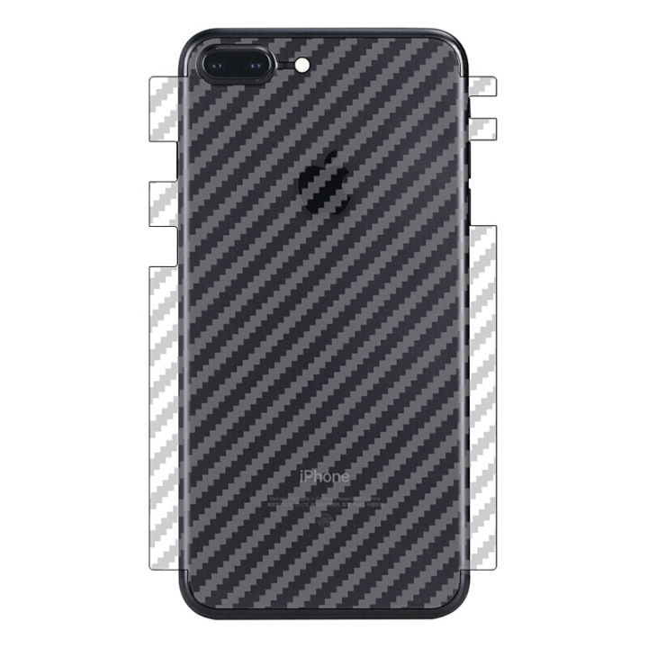 5pcs Anti-fingerprint Carbon Fiber Back Film For iPhone XS MAX XR ...