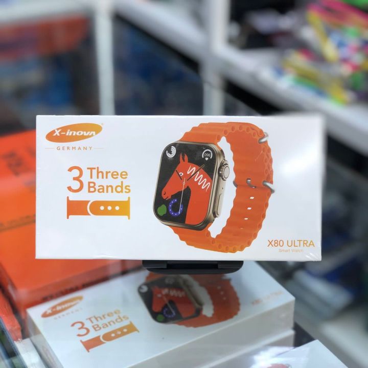 X80 Ultra Smart watch 2 pcs Combo With 6 Strap | Daraz.lk