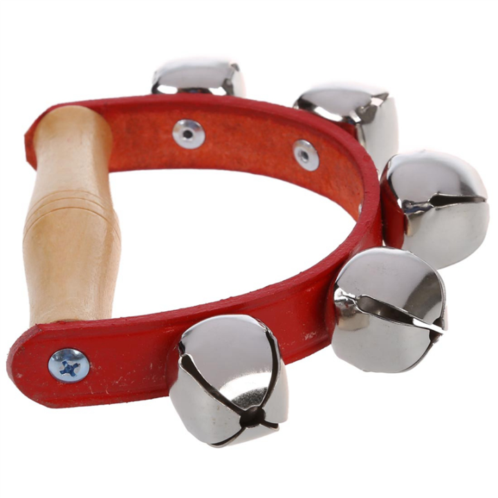 2X Tambourine Handbell Kid Child Early Educational Musical Instrument ...