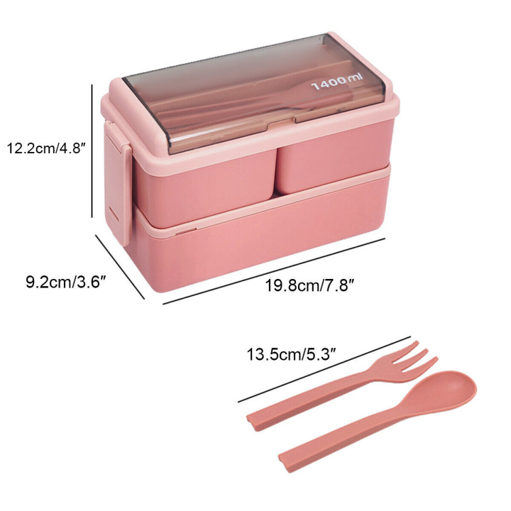 Double Layer Bento Box | Daraz.lk