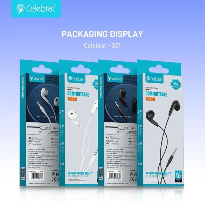 Celebrat G27 Comfortable Earphone | Daraz.lk