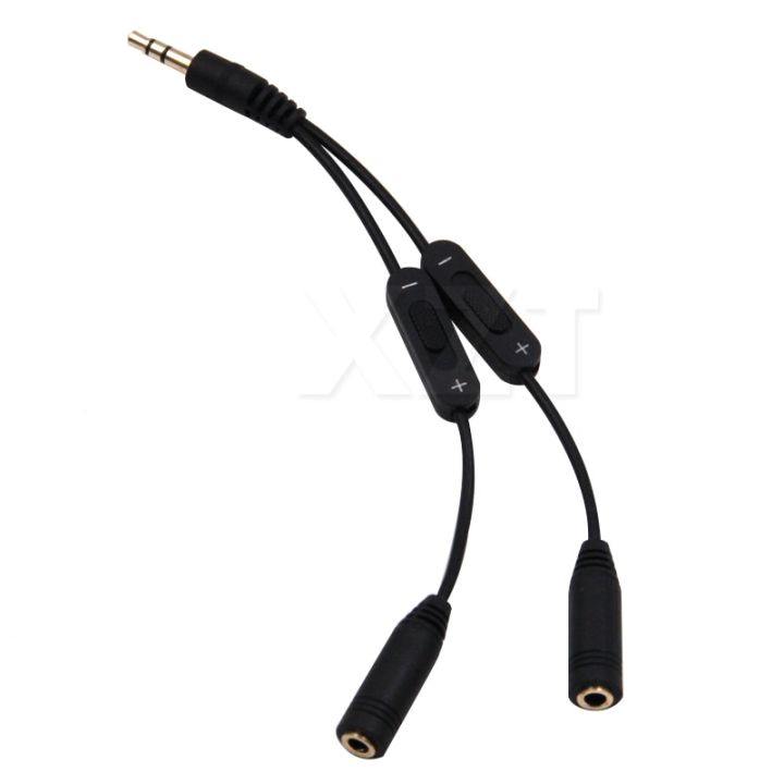 3.5 jack Splitter Male to Female jack Stereo Audio cable Y Adapter ...