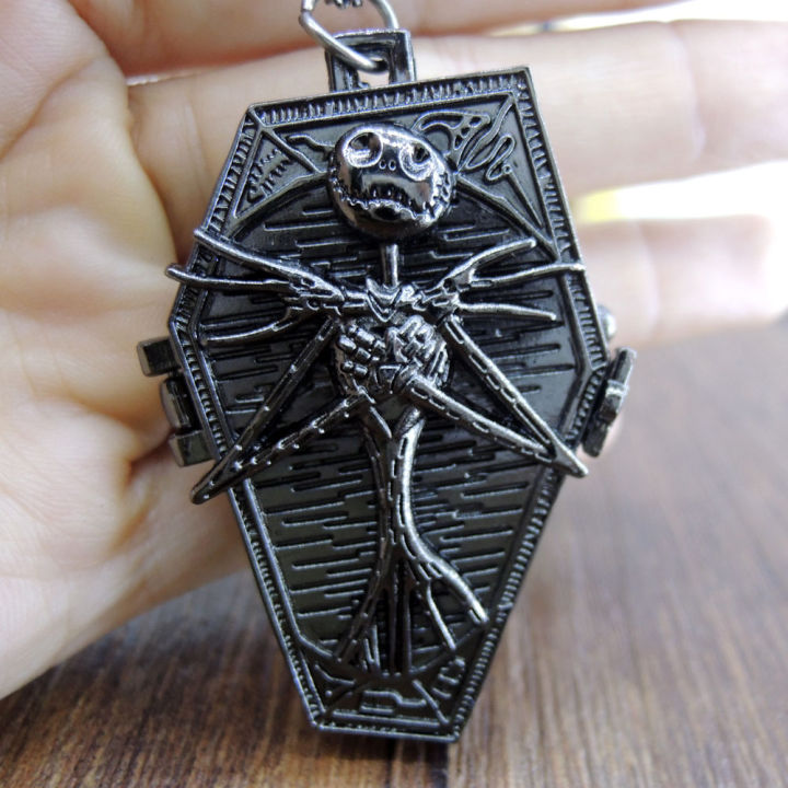 【High-quality】Fashion Pocket Watch Black The Burton's Nightmare Before ...
