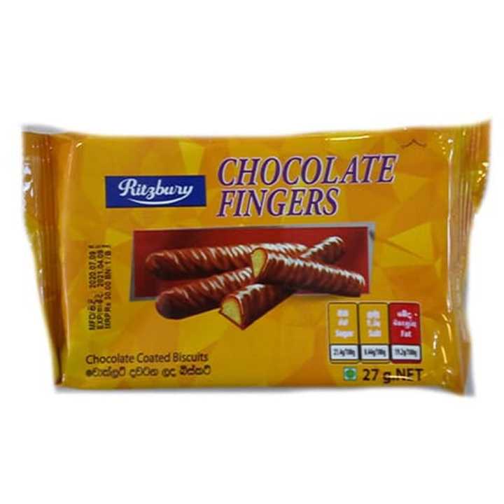Ritzbury Chocolate Fingers 27G | Daraz.lk