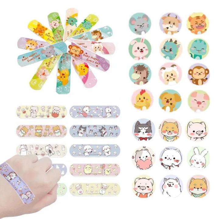 120pcs/set Round Strap Shape Band Aid Cartoon First Aid Wound Plaster ...