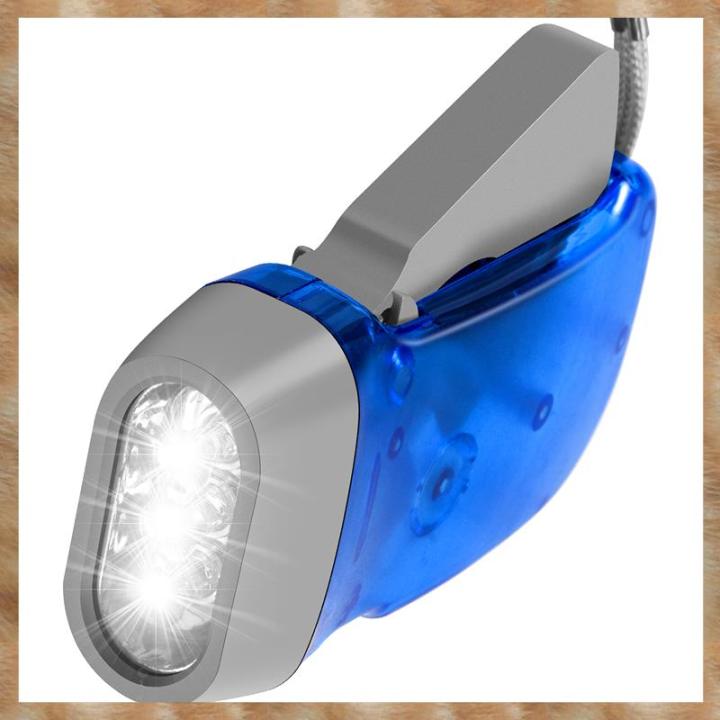 Kqueebee 3 LED Dynamo Wind Up Flashlight Hand-pressing Crank No Battery ...