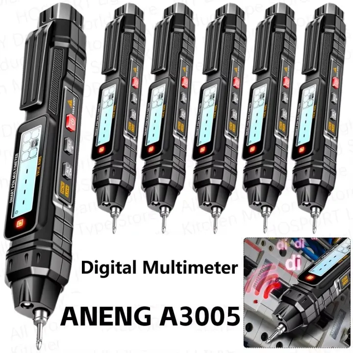 ANENG A3005 Intelligent Induction Pen Multimeter True RMS Auto AC/DC ...