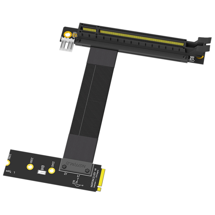 Riser Cable M.2 NVME to PCIE X16 Adapter Graphics Extension Cable 90 ...