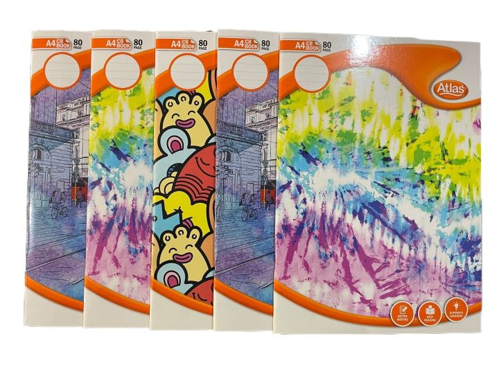 Atlas CR 80 Pages 5 Book Package | Daraz.lk