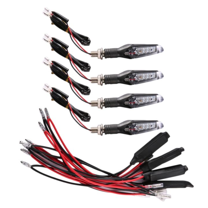 Motorcycle Lamp 9 Led Strip/1Led Blade Modified Signal Light With Led ...