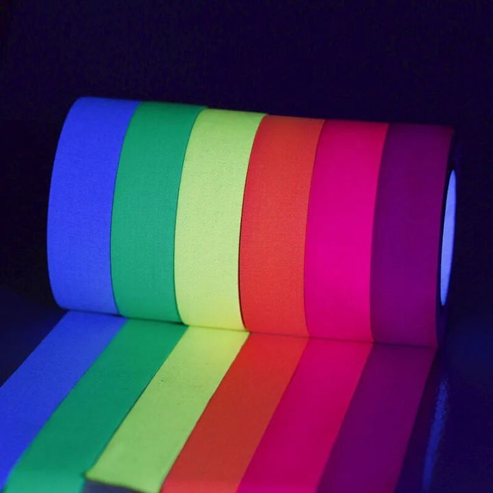 NEW Tape Luminous Sticker UV Blacklight Reactive Glow In The Dark Tape ...