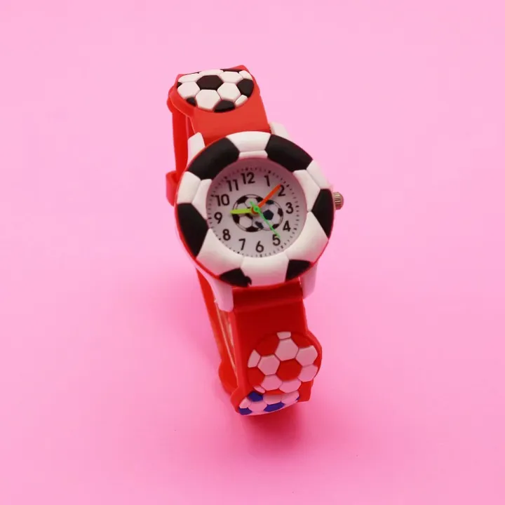 Children's Small Watch Boys Girls Cartoon Football Toddler Quartz ...