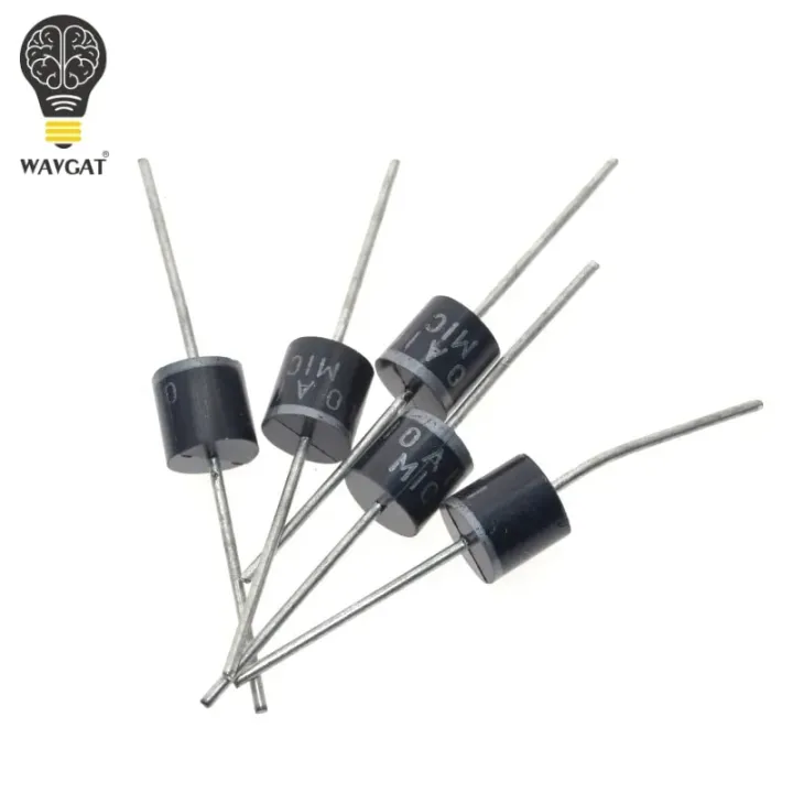 10PCS 10.0 AMP 10A10 SILICON RECTIFIERS Rectifier Diode 10A 1000V R-6 ...