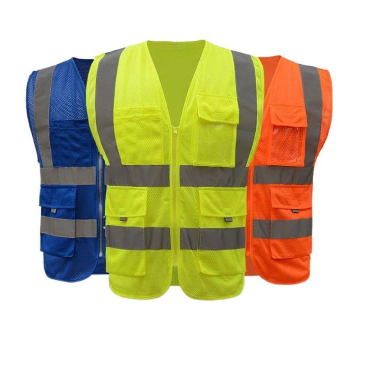 Safety Jacket With Pockets For Construction Workers | Daraz.lk