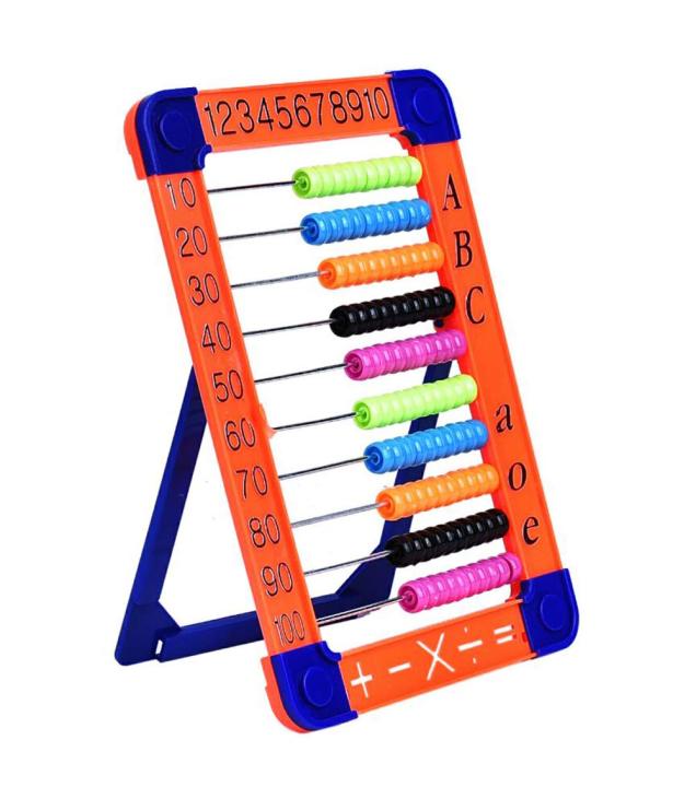 Beads math toy learning counting abacus plastic for kids. | Daraz.lk