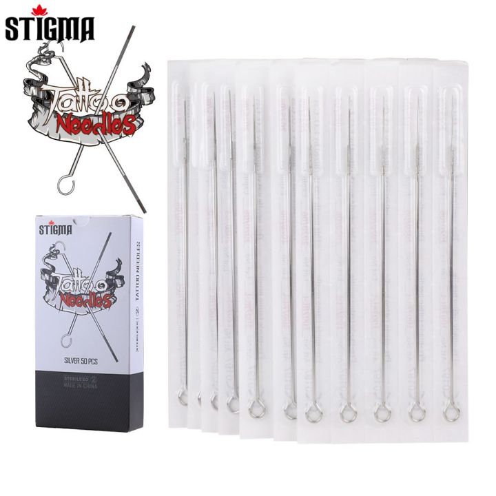 STIGMA 50Pcs/Box Disposable Tattoo Needles Professional Tattoo Supplies ...