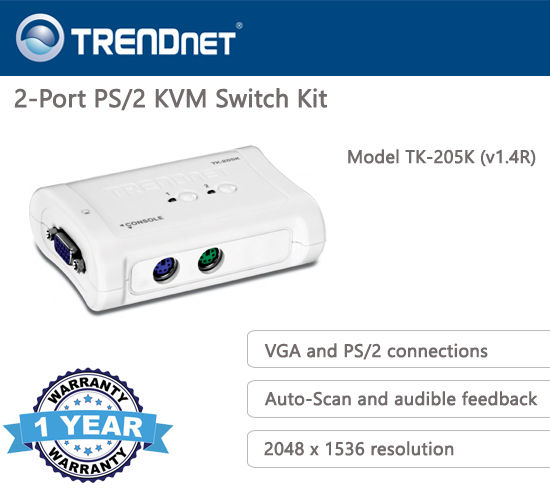 KVM Switch 2 Port PS/2 | Daraz.lk