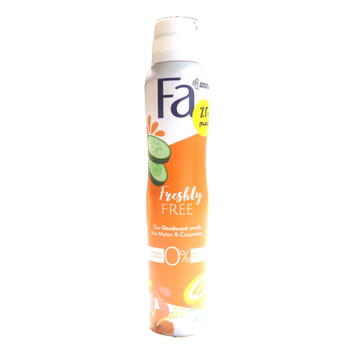 Fa Body Spray Freshly Free Melon & Cucumber 200ml | Daraz.lk