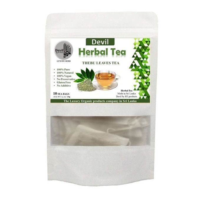 Organic Dehydrated Thebu Tea (10 Tea bags) (ත‍ෙබු තේ) | Daraz.lk