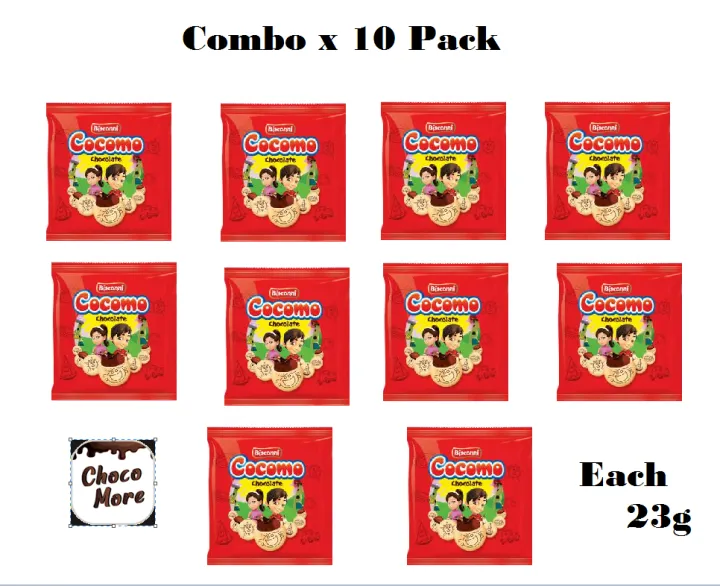 Cocomo biscuit Filled With Chocolate 19g x 10 Combo pack | Daraz.lk