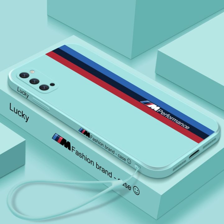 For OPPO Reno 5 6 Pro Plus Case Soft Liquid silicone Skin fashion ...